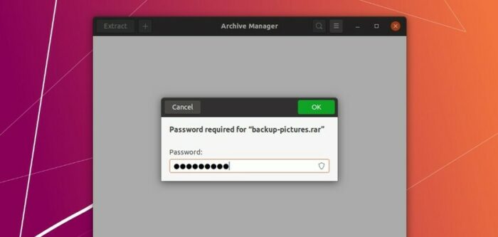 How to Create Password Protected ZIP, RAR, 7-ZIP File Archives in Ubuntu - FOSTips