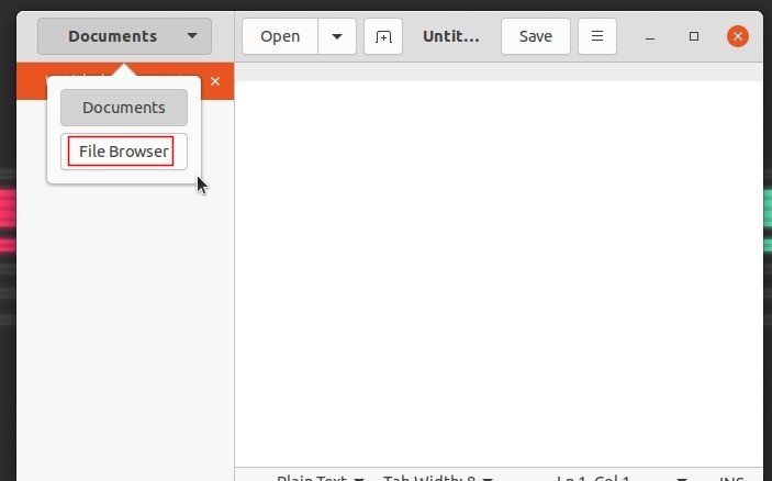 Enable Folder Tree Browser In Gedit Text Editor In Ubuntu Fedora Fostips