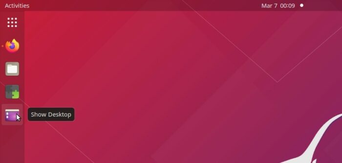How to Add 'Show Desktop' Shortcut to Left Panel in Ubuntu 20.04 | 22. ...