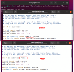 Enable 'Open as Administrator' in Ubuntu 22.04 & 23.04 without Gedit - FOSTips
