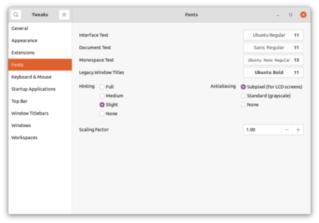 How to Change System Text Font in Ubuntu / Debian / Fedora with Gnome ...