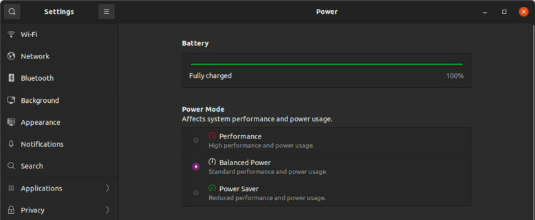 Changing Power Mode Is Easy Now in Ubuntu 21.04 - FOSTips