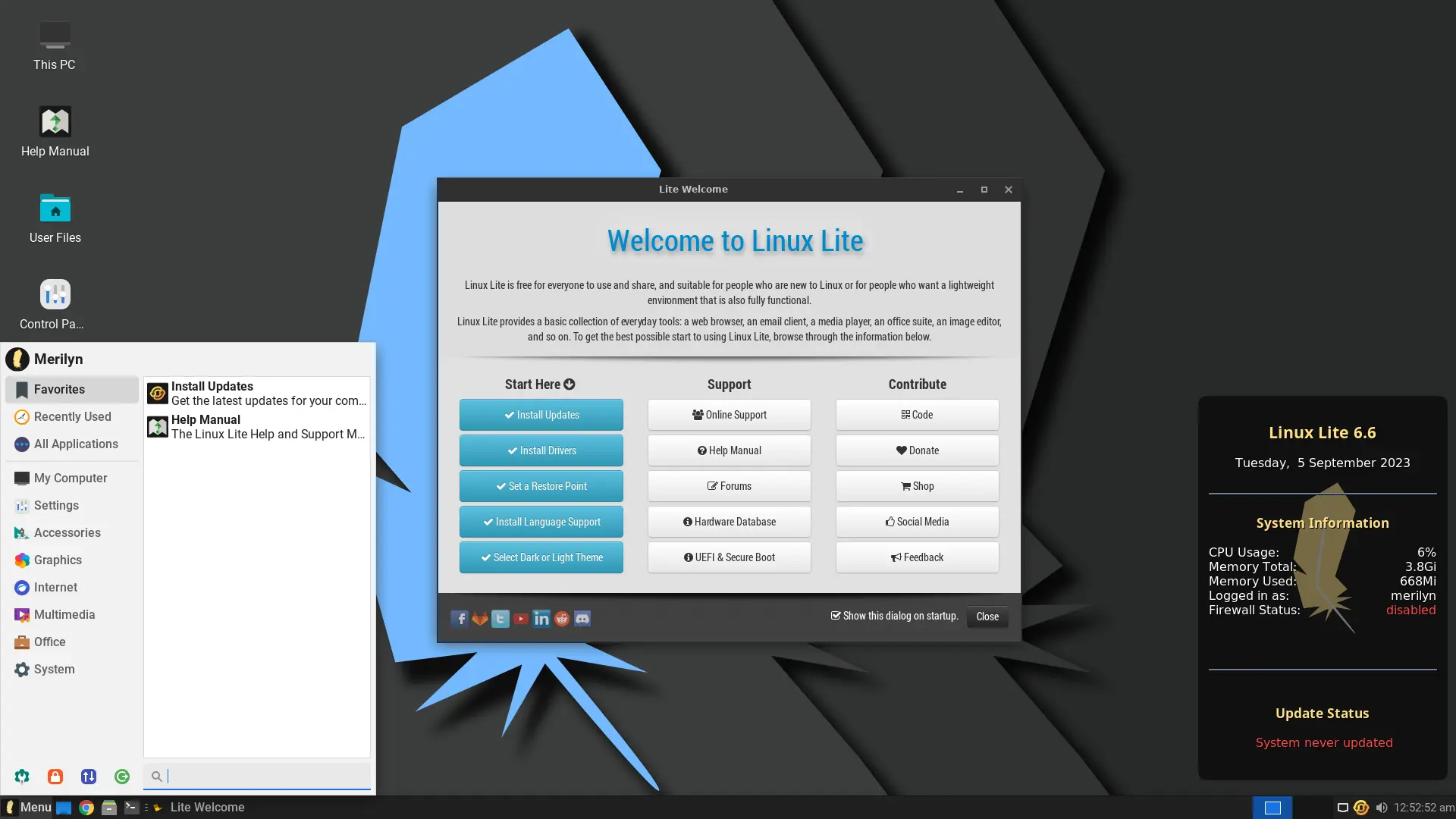 Linux Lite 6.6 is Out! 22 New Languages & Updated Themes/Apps - FOSTips